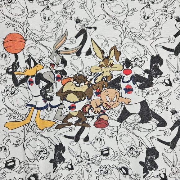 Warner Bros. | Shirts | Vint Space Jam Shirt Mens Large Looney Tunes ...